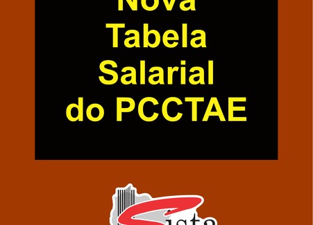 Nova Tabela Salarial do PCCTAE | Sista/MS